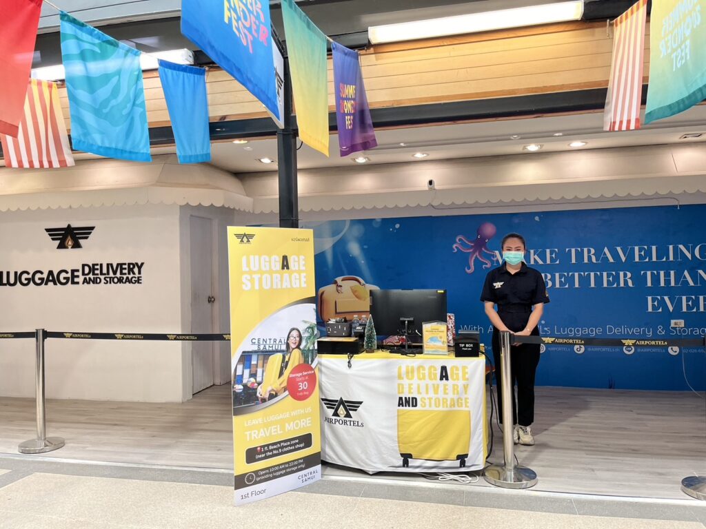 Central Samui Luggage Storage by AIRPORTELs No.1 in Thailand